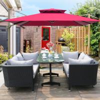 China Style Outdoor Rattan Furniture Waterproof Garden Wicker Sofa Sets for Restaurant for sale