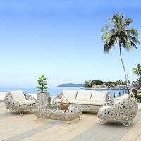 China Create a Luxurious Outdoor Space with Rattan Furniture Luxury Rope Modern Garden Set for sale
