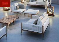 China Quick Dry Foam White Waterproof Outdoor Patio Furniture Rope Sofa for Outdoor Spaces for sale