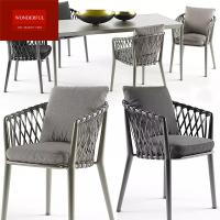 China Mail Packing N Rattan / Wicker Dining Chairs for Modern Luxury Restaurant Furniture for sale