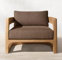 China Hall Modern Design Solid Wooden Teak Garden Sofa Set for Outdoor Patio Furniture for sale