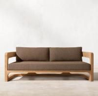 China Hall Modern Design Solid Wooden Teak Garden Sofa Set for Outdoor Patio Furniture for sale