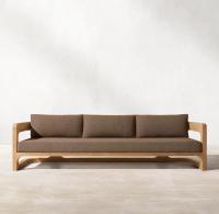 China Hall Modern Design Solid Wooden Teak Garden Sofa Set for Outdoor Patio Furniture for sale