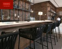 China Aluminum Rope Bar Stool Woven Bar Chair The Perfect Combination of Style and Comfort for sale