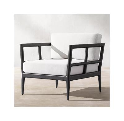 China Garden Furniture All Weather Modern Aluminum Frame Outdoor Sofa for Hotel Villa Patio for sale