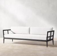 China Garden Furniture All Weather Modern Aluminum Frame Outdoor Sofa for Hotel Villa Patio for sale