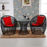 China Modern Style Outdoor Furniture for Balcony Patio Garden Rattan Chair in Customized Color for sale