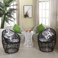 China Modern Style Outdoor Furniture for Balcony Patio Garden Rattan Chair in Customized Color for sale