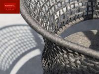 China Outdoor Rattan Dining Arm Chair for High End Villa Furniture in Modern Fashion Design for sale