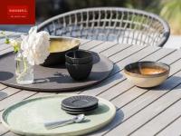 China Outdoor Rattan Dining Arm Chair for High End Villa Furniture in Modern Fashion Design for sale