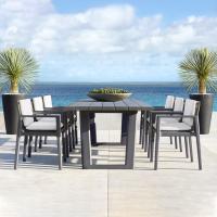 China Modern Outdoor Furniture Poly Rattan Garden Sofa with Waterproof Fabric Seat for sale