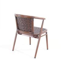 China Y Mail Packing Nordic Garden Cane Rattan Round Coffee Chair and Table Set for Outdoor for sale