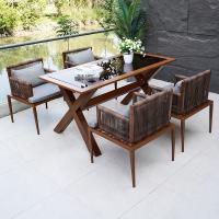 China Outdoor Balcony Patio Aluminium Rattan Chair for Eco-friendly Garden Furniture for sale