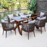 China Outdoor Balcony Patio Aluminium Rattan Chair for Eco-friendly Garden Furniture for sale