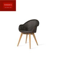 China All Weather Luxury Rattan Outdoor Furniture Teak Outdoor Dining Set for Outdoor Leisure for sale