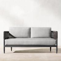 China Outdoor Rattan Wicker Patio Chaise Lounge Sofa Set for Modern Hotel Garden Furniture for sale