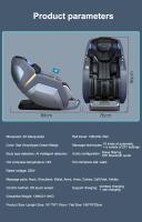 China Modern Multifunctional Shiatsu Massage Chair With Hot Compress For Body Foot Neck Leg for sale