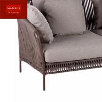China Hotel Outdoor Soft Sofa Set with Quick Dry Foam Luxury Modern Patio Furniture for sale