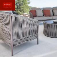 China Hotel Outdoor Soft Sofa Set with Quick Dry Foam Luxury Modern Patio Furniture for sale