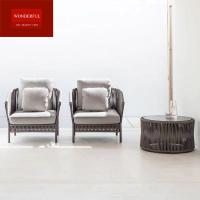 China Hotel Outdoor Soft Sofa Set with Quick Dry Foam Luxury Modern Patio Furniture for sale