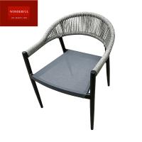 China Custom Garden Modern Metal Outdoor Dining Chair for Outdoor Entertaining for sale