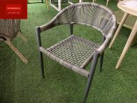 China Custom Garden Modern Metal Outdoor Dining Chair for Outdoor Entertaining for sale