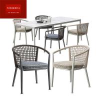 China Folded Nordic Dining Chair for Restaurant Customized Nordic Garden Dining Furniture for sale