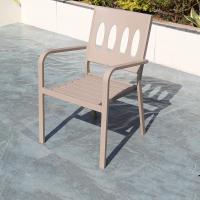 China Good Outdoor Patio Aluminum Furniture All Weather Dining Garden Sets Coffee Chair for sale