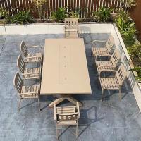 China Good Outdoor Patio Aluminum Furniture All Weather Dining Garden Sets Coffee Chair for sale