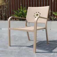 China Good Outdoor Patio Aluminum Furniture All Weather Dining Garden Sets Coffee Chair for sale