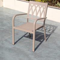 China Good Outdoor Patio Aluminum Furniture All Weather Dining Garden Sets Coffee Chair for sale
