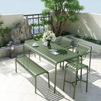 China Garden Patio Dining Table and Chairs Outdoor Furniture Set for Outdoor Restaurant for sale