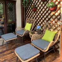 China Leisure Rattan Furniture Steel Rattan Outdoor Table and Chair Set with Beech Armrests for sale