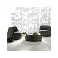 China Mail Packing Rattan Sofa Set HDPE Wicker Outdoor Garden Table for Leisure on Patio for sale