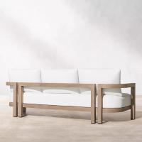 China Park Sofa Type Set Luxury Teak Wood Patio Sets for Modern Outdoor Furniture for sale
