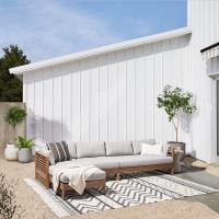 China Outdoor Garden Furniture Modern Design Teak Wood Sofa Set with Cushion and Cushion for sale