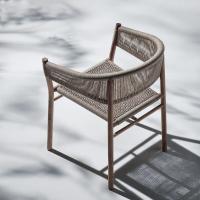 China PE Synthetic Wicker Rattan Teak Dining Table and Chair Set Outdoor Furniture Best Style for sale