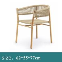 China PE Synthetic Wicker Rattan Teak Dining Table and Chair Set Outdoor Furniture Best Style for sale