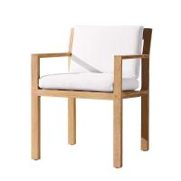 China Wooden Villa Garden Furniture Dining Table and Chair Set with Teak Wood for sale