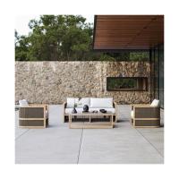 China Contemporary All Weather Luxury Garden Waterproof Outdoor Furniture Wicker Patio Sofa for sale