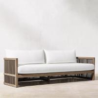 China Contemporary All Weather Luxury Garden Waterproof Outdoor Furniture Wicker Patio Sofa for sale