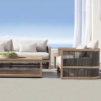 China Contemporary All Weather Luxury Garden Waterproof Outdoor Furniture Wicker Patio Sofa for sale