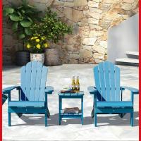 China Outdoor Furniture Solid Wood Garden Folding Deck Patio Chair for Plastic Adirondack Chair for sale
