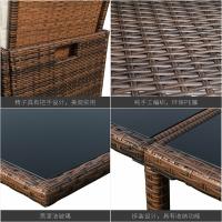 China Modern Design UV Resistant PE Rattan Outdoor Sofa Set for Space Saving Cube Furniture for sale