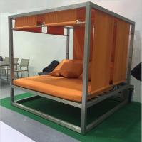 China Commercial Aluminum Frame Outdoor Daybed for Hotel Minimalist Furniture for sale