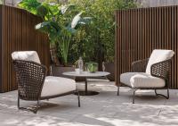China Leisure Facilities Waterproof Rattan Sun Chairs for Outdoor Garden and Swimming Pool for sale