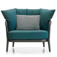 China Modern Design One Seat Rattan Sofa for Outdoor Furniture Custom for sale