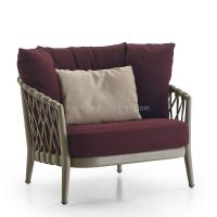 China Modern Design One Seat Rattan Sofa for Outdoor Furniture Custom for sale