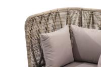 China Mail Packing Rattan Corner Sofas for Modern Outdoor Garden Furniture Waterproof Design for sale