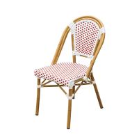 China Hotel Restaurant Banquet Function Stacked French Wicker Rattan Chair in Modern Design for sale